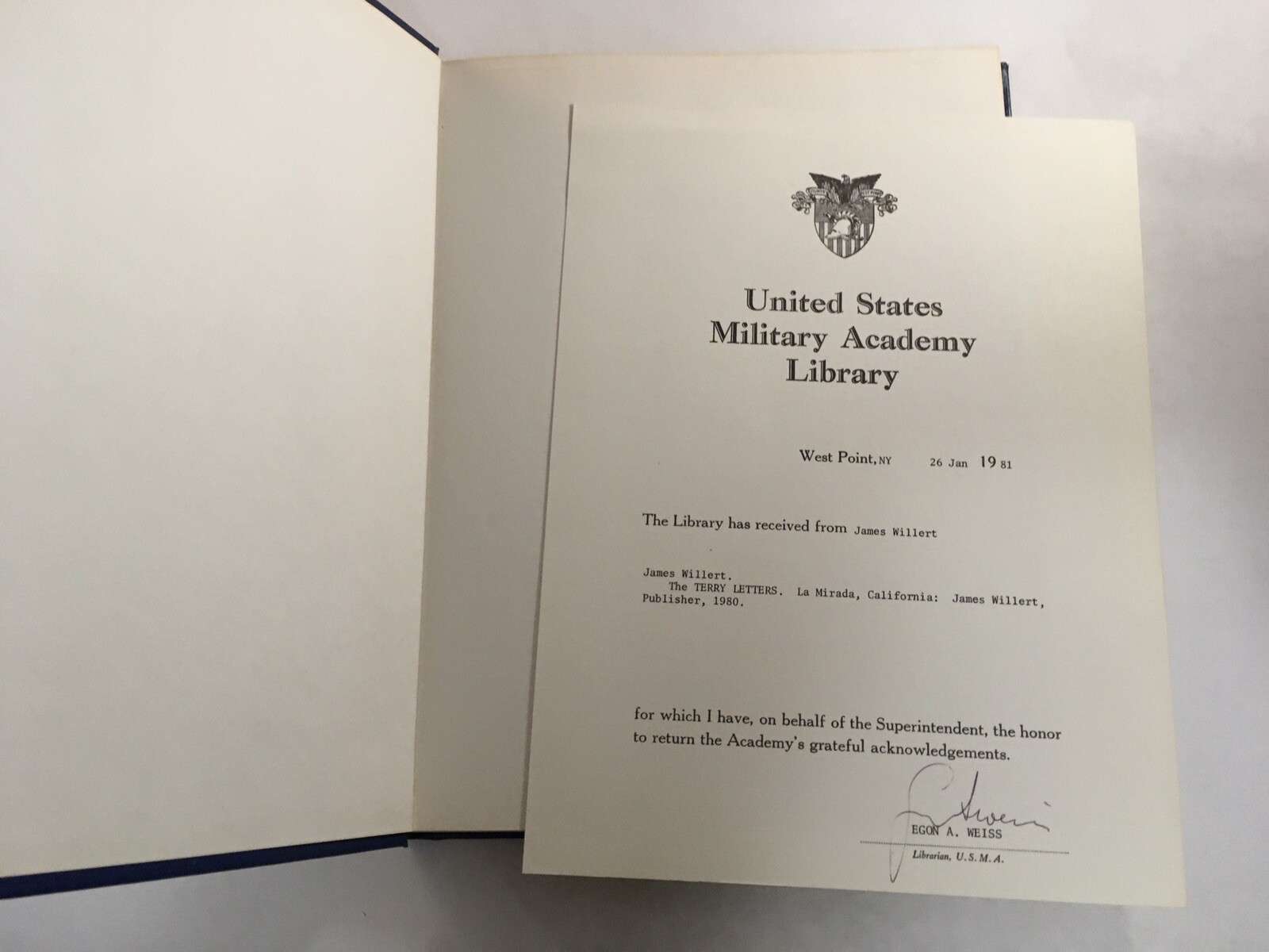 THE TERRY LETTERS OF GENERAL ALFRED HOWE TERRY INDIAN WAR OF 1876 BOOK ...