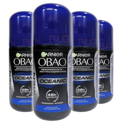 Garnier OBAO OCEANIC Deodorant Antiperspirant Roll-Ons 48 Hour ...