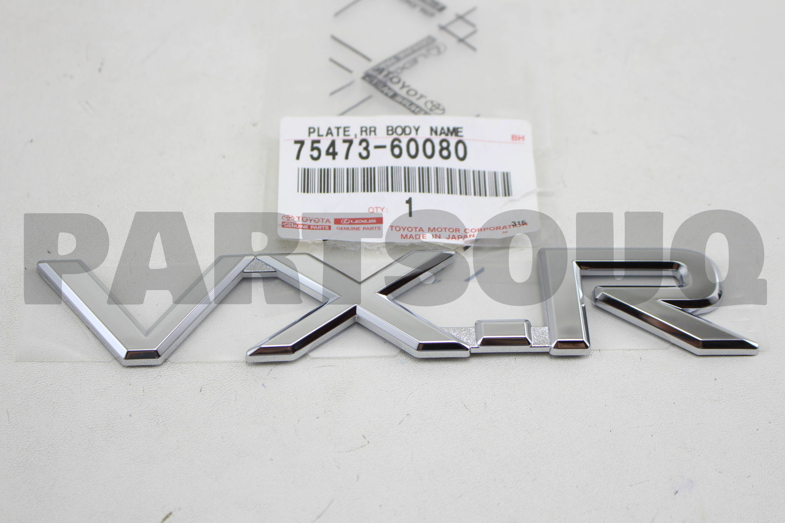 7547360080 Genuine Toyota PLATE, BACK DOOR NAME, NO.2 75473-60080 | eBay