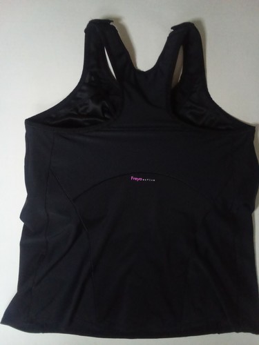 Freya Active Black 36GG Built in Underwire Bra Racerback Tank | eBay