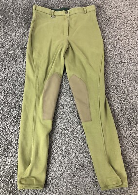 Dublin Riding Breeches Pants Womens 30L Green Stretch Horse Equestrian ...