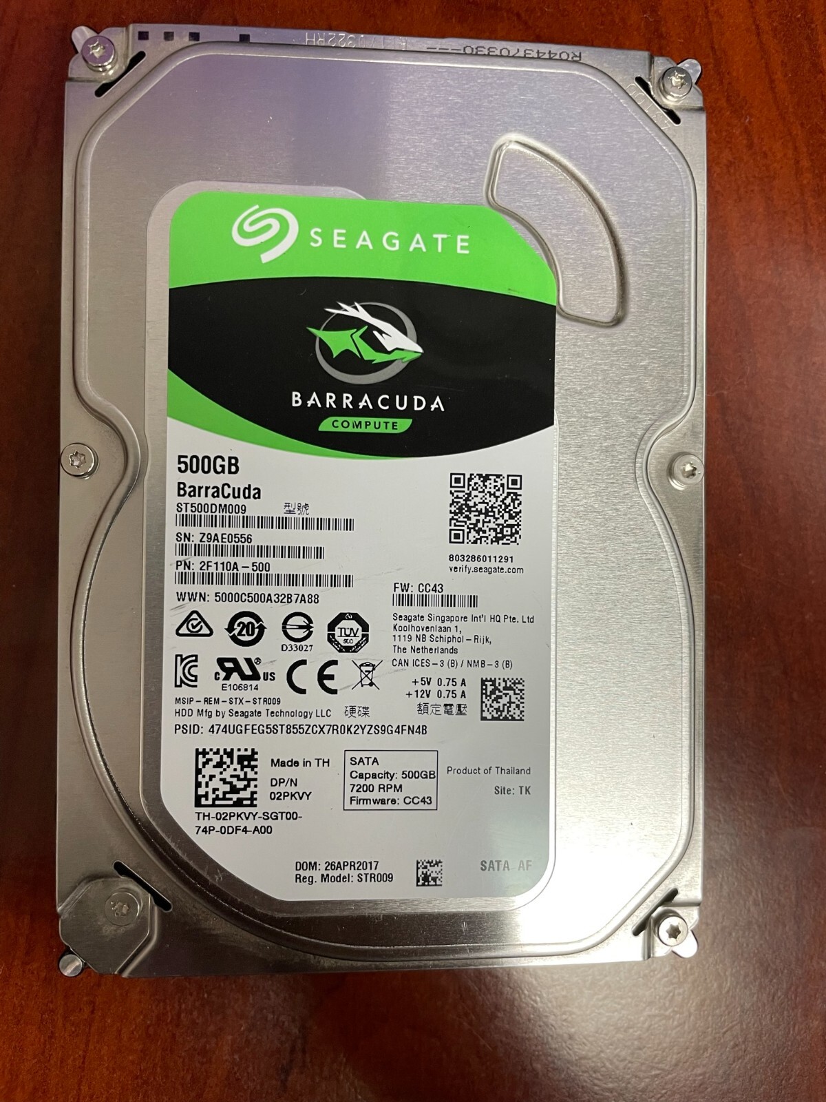 Seagate Barracuda 500 GB Internal Hard Drive ST500DM009 3.5" HDD | eBay