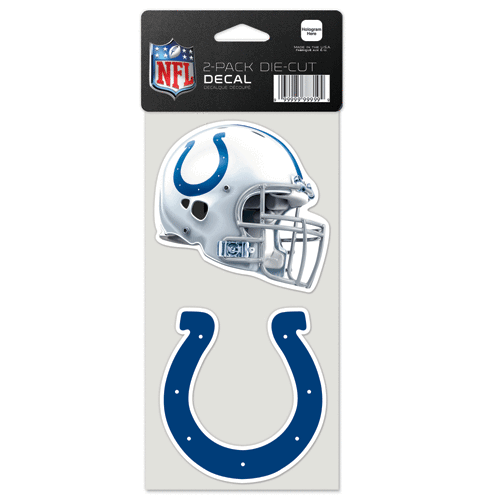 Indianapolis Colts Wincraft NFL 4x4 Decal Set 2 Pc FREE SHIP! | eBay