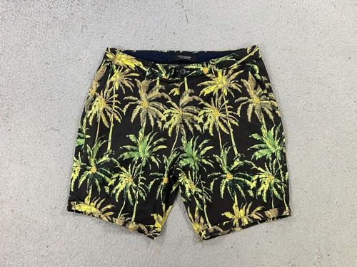 Scotch & Soda Shorts Mens 31 Palm Tree Print Slim Fit Casual Summer ...