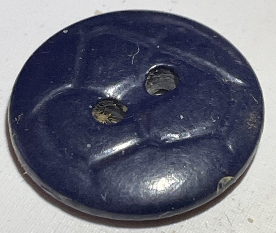 Antique Simplistic Black Plastic Button Vintage Bakelight? Crafting ...