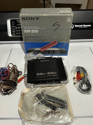 Sony XM-300 50w Power Amplifier Old School! Japan Vintage W/ Box | eBay