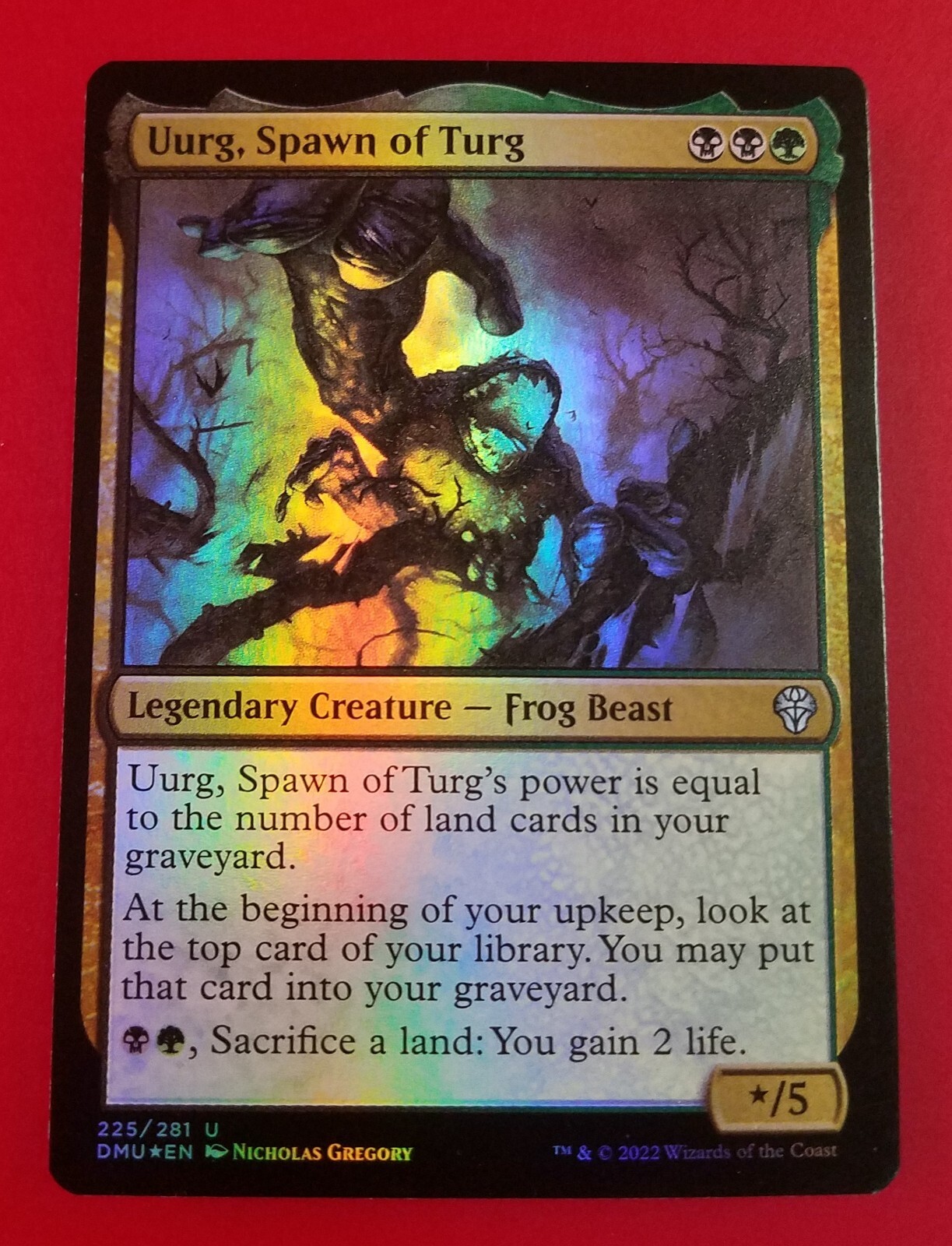 1x Uurg, Spawn of Turg | FOIL | Dominaria United | MTG Magic Cards | eBay