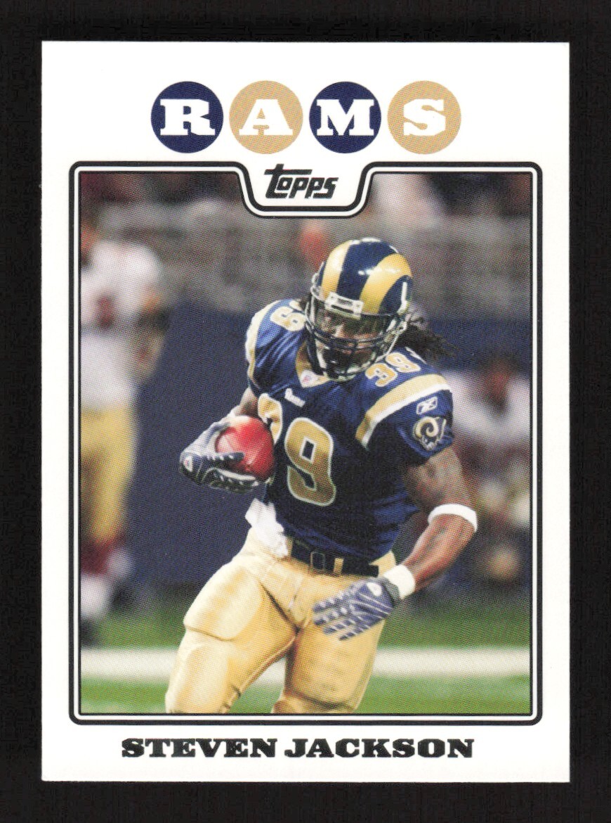 2008 Topps Football Steven Jackson #54 St. Louis Rams | eBay
