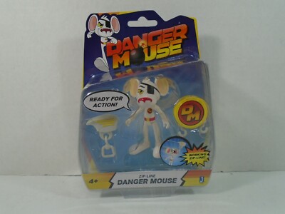 JAZWARES--DANGER MOUSE--ZIP LINE DANGER MOUSE FIGURE (NEW) | eBay