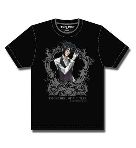 Black Butler T Shirt Hot Topic Women's T Shirt Black/White S