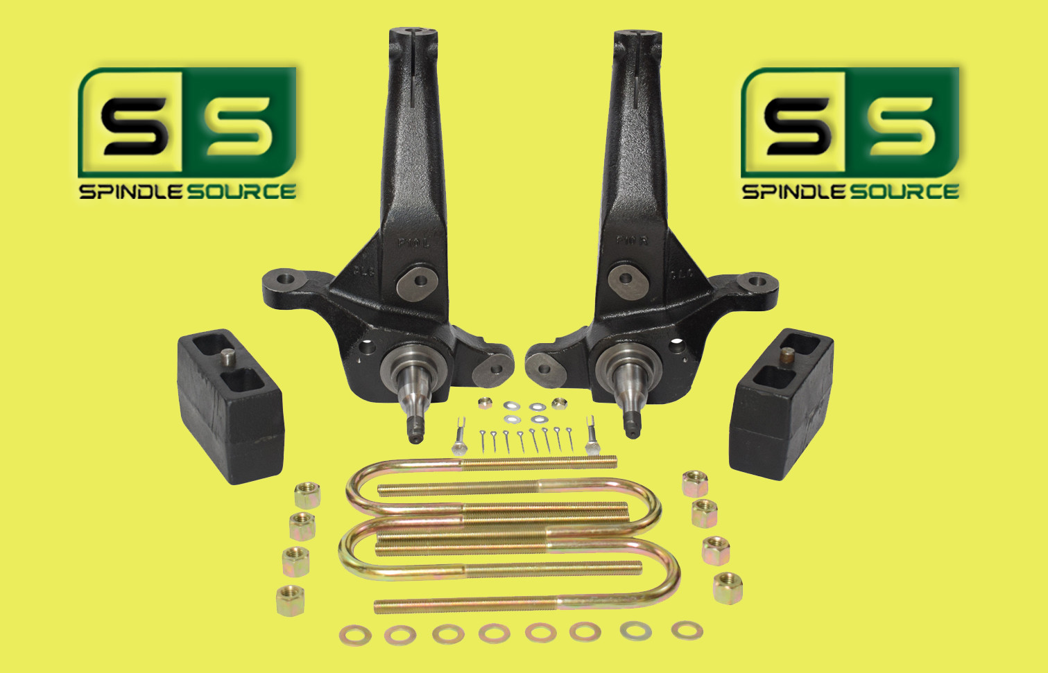 4" / 4" Lift Kit Spindles/Lift Blocks FOR 01 - 10 Ford Ranger 2WD | eBay