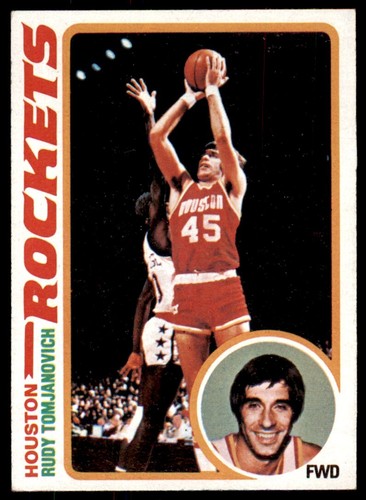 1978-79 TOPPS RUDY TOMJANOVICH . HOUSTON ROCKETS #58 | eBay