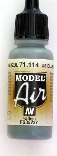 Vallejo Model Air Paint: 17ml 71114 US Medium Gray | eBay