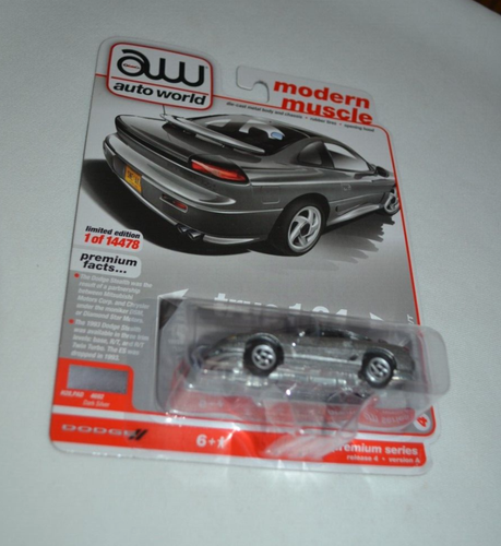 2022 AW AUTO WORLD MODERN MUSCLE - 1993 DODGE STEALTH R/T DARK SILVER ...