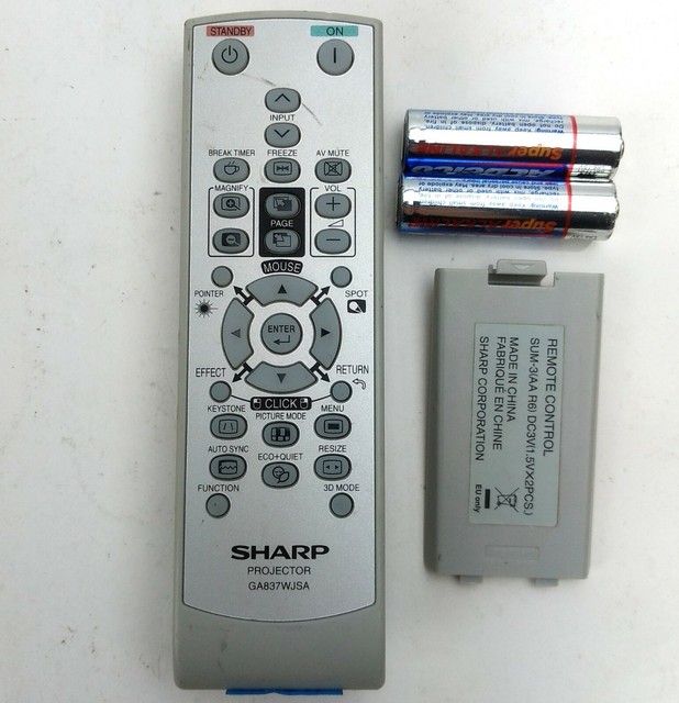 Genuine Sharp Projector Remote GA837WJSA 54 for sale online | eBay