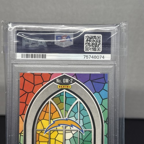 JUSTIN HERBERT Stained Glass 2022 Mosaic #GM-2 Case HIT PSA GEM Mint 10 ...