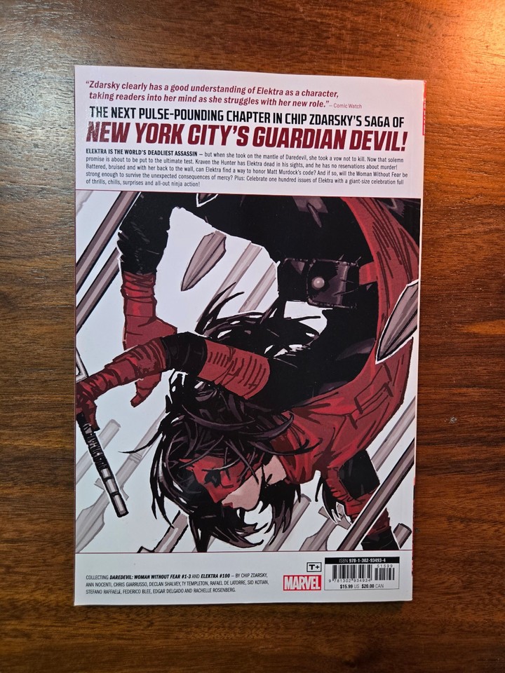Daredevil: Woman Without Fear TPB Chip Zdarsky Marvel Comics 2022 ...