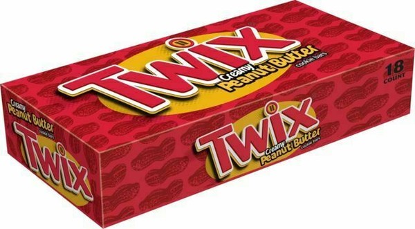 Twix Peanut Butter Cookie Chocolate Candy Bar - Box of 18 for sale ...