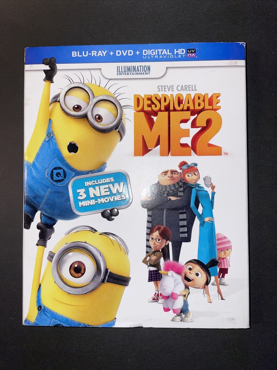 Despicable Me 2 Bluray Dvd Digital Copy