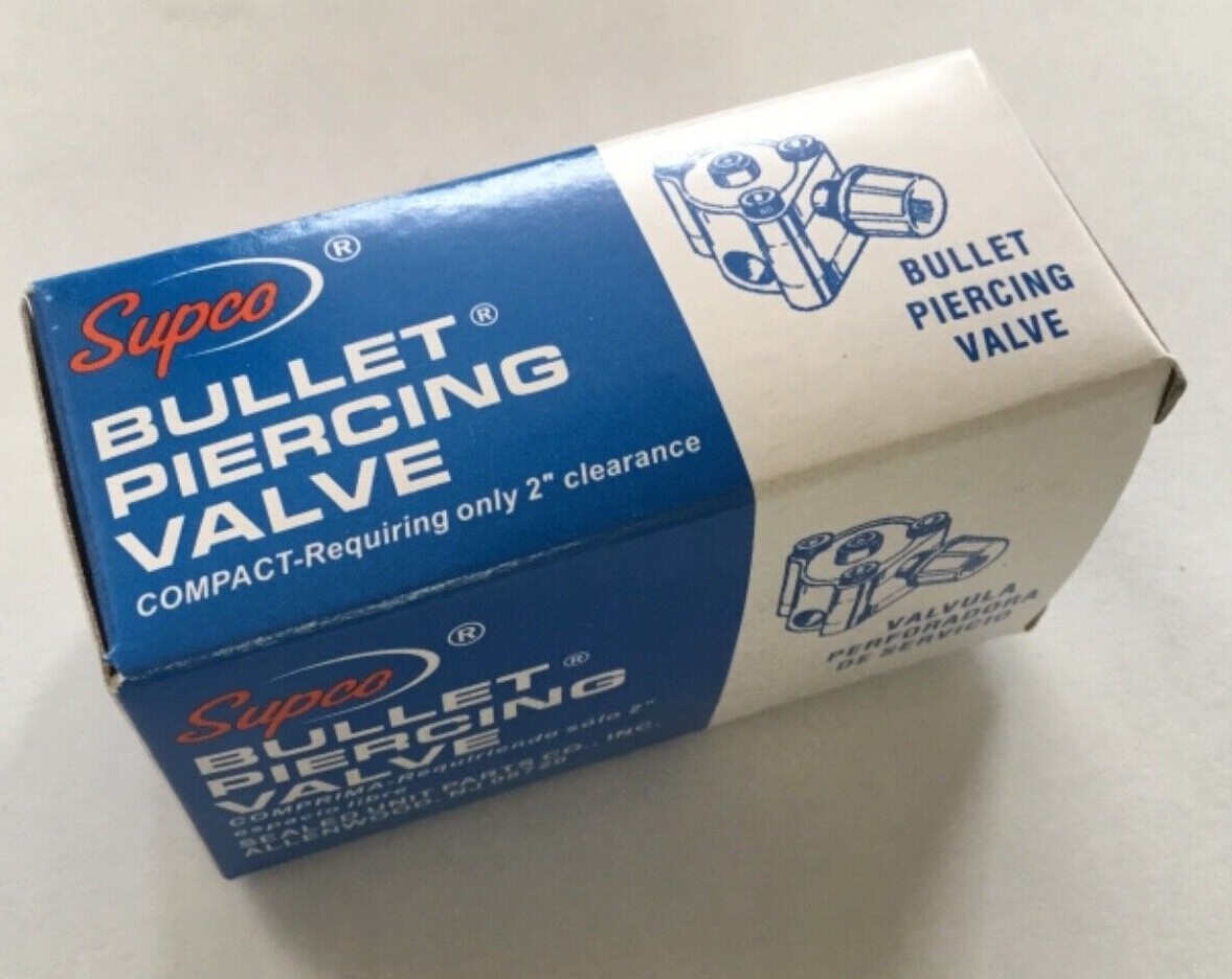 Genuine SUPCO BPV21 Bullet Piercing Valve fits 1/2" and 5/8" Tubing 2-n ...