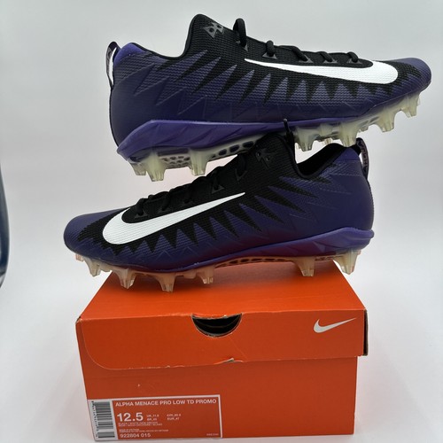 Nike Mens Football Cleats 16 Purple B/W Alpha Menace Pro Low TD/ PROMO ...