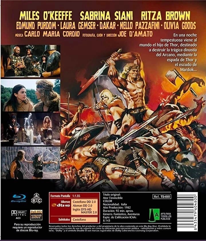 ATOR The Fighting Eagle (1982) Blu-Ray NEW (Please Read Item ...