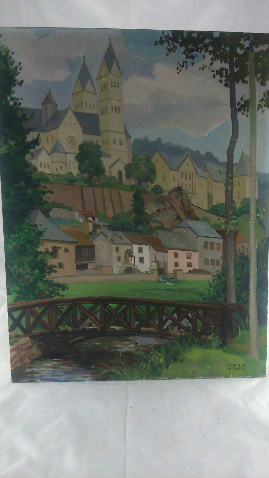 Painting signed G.Wagner. Peinture signée G.Wagner | eBay