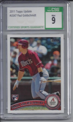 2011 Topps Update #US47 Paul Goldschmidt Diamondbacks RC Rookie CSG 9 ...
