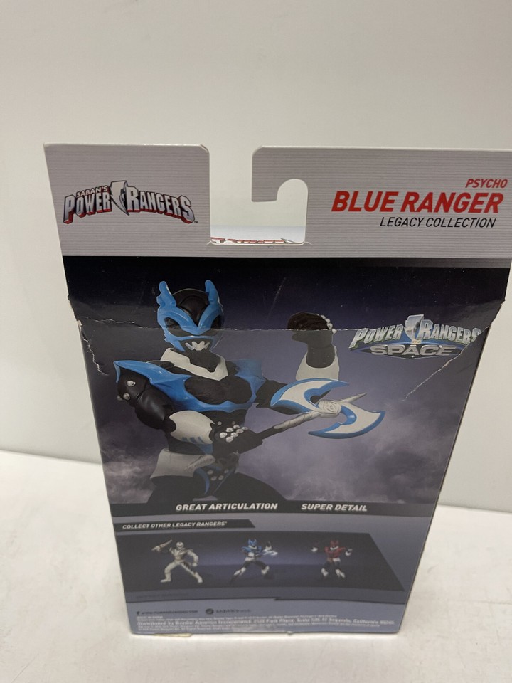 PSYCHO BLUE RANGER Saban's Power Rangers in Space Legacy Collection ...