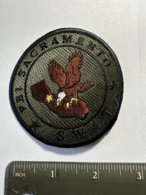 FBI SWAT Sacramento Division Patch, 3" | eBay
