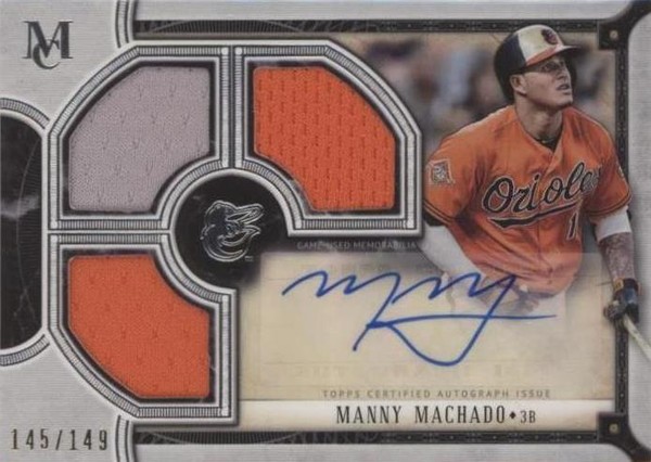 2018 Topps Museum Collection - Signature Swatches Triple Relic ...