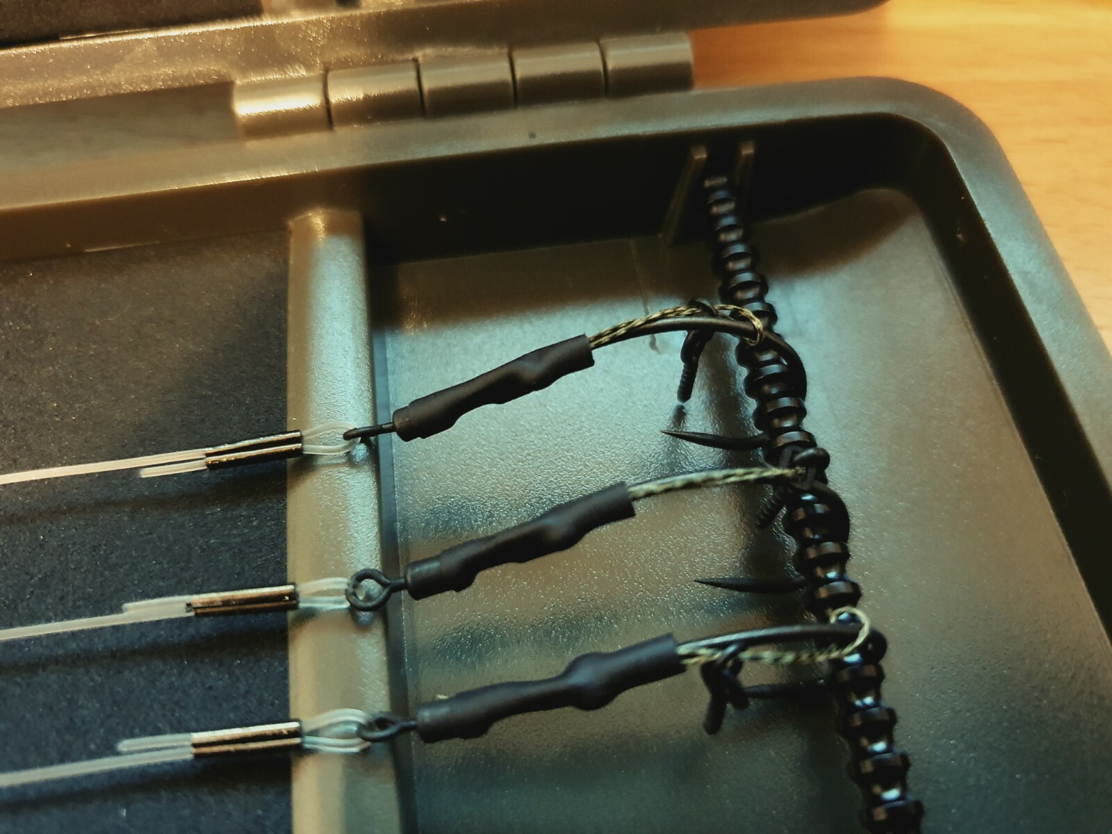 5 Korda Slip D German Rigs or Booms Spinner Rig Amnesia Boom Pre Tied ...