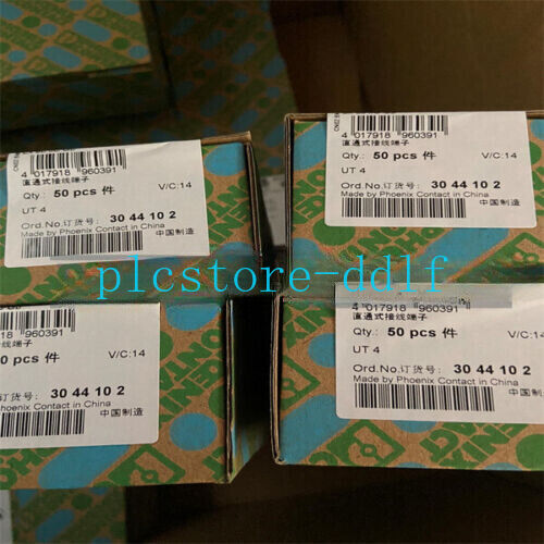 50pcs Phoenix Contact Straight through terminal blocks UT 4 3044102 | eBay