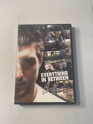 Tim Tebow: Everything in Between DVD Cover Signed by Director Chase ...
