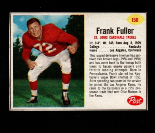6959* 1962 Post # 150 Frank Fuller NM | eBay