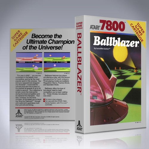 Atari 7800 UCG - NO GAME - Ballblazer | eBay