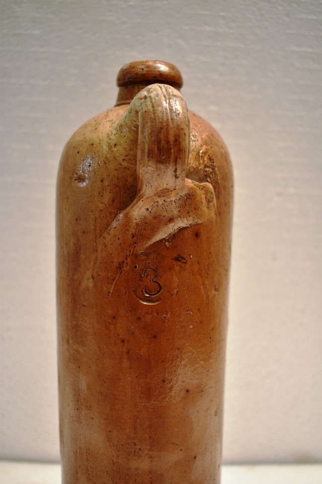 Antique Wynand Fockink Amsterdam Stoneware Bottle Dutch Genever Gin 12 ...