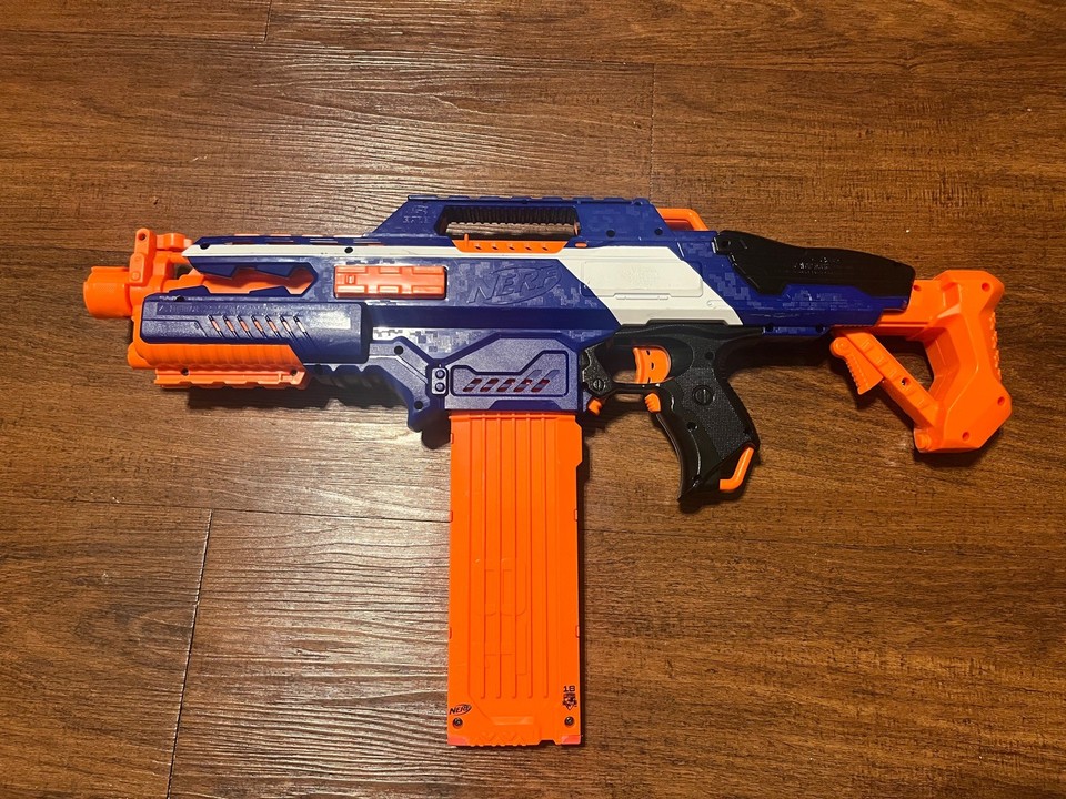 Nerf CS-18 N-Strike Elite Rapidstrike Blaster w/ 18 Dart Clip Excellent Condtn | eBay