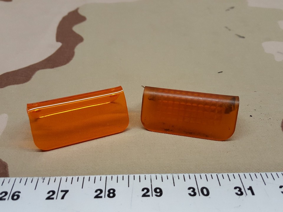 (5) New HD Lund Replacement Lens Lenses Orange Amber Hardware Set Cab ...