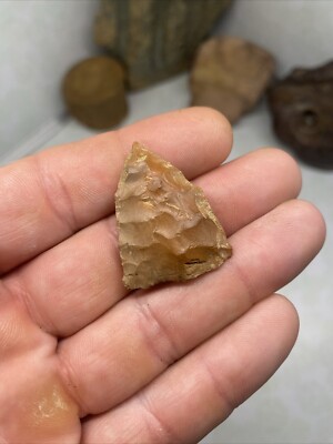 MLC s4861 Fort Ancient Madison Triangle Arrowhead X Morris Coll Ohio ...