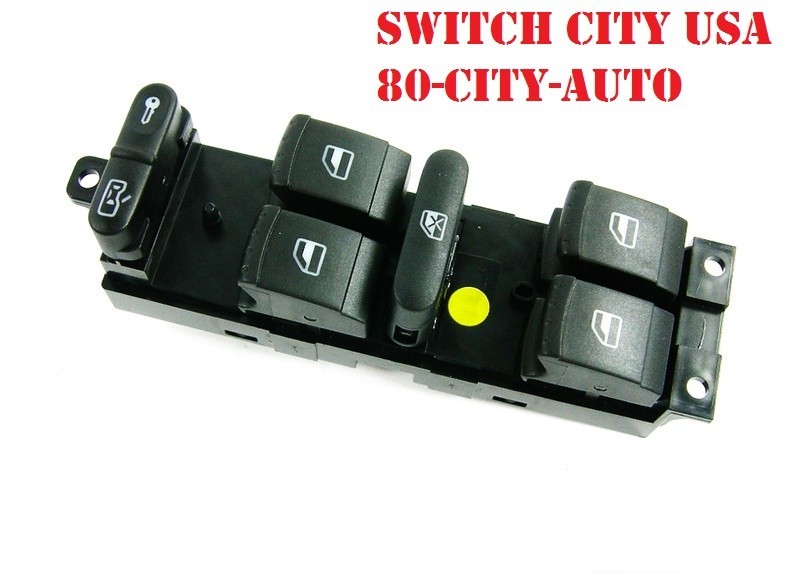 VW Golf Jetta Passat GTI Driver Power Window Door Lock Switch ...