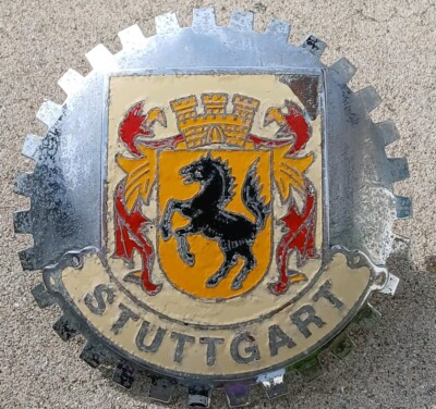 Car Grille Emblem Badge - Germany Stuttgart/Crest, China Replica, MAJOR ...