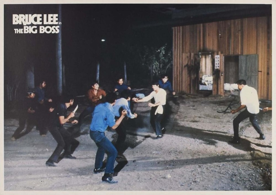 THE BIG BOSS BRUCE LEE ORIGINAL GREEK LOBBY CARDS MARTIAL ARTS 1971 | eBay