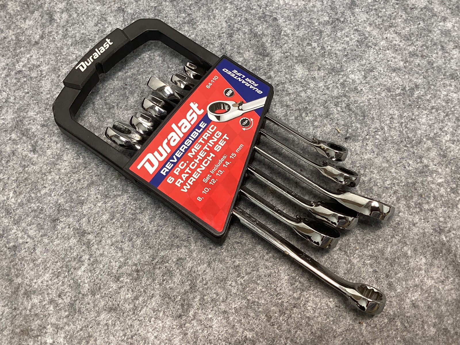 Duralast 64-110 Metric Ratcheting Wrench Set 6 Piece ( CODE ML - 211 ...
