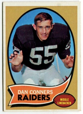 1970 Topps #6 Dan Conners Oakland Raiders - Rookie Card | eBay
