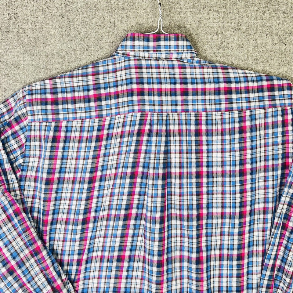 PETER MILLAR Men's Shirt Long Sleeve Size XL Cotton Button Down Shirt ...