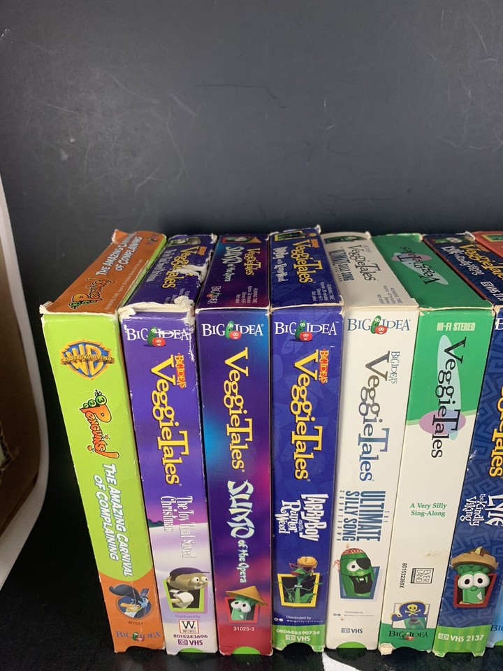 Big Idea Veggie Tales Christian Animated Cartoon Mixed VHS Video Tape ...
