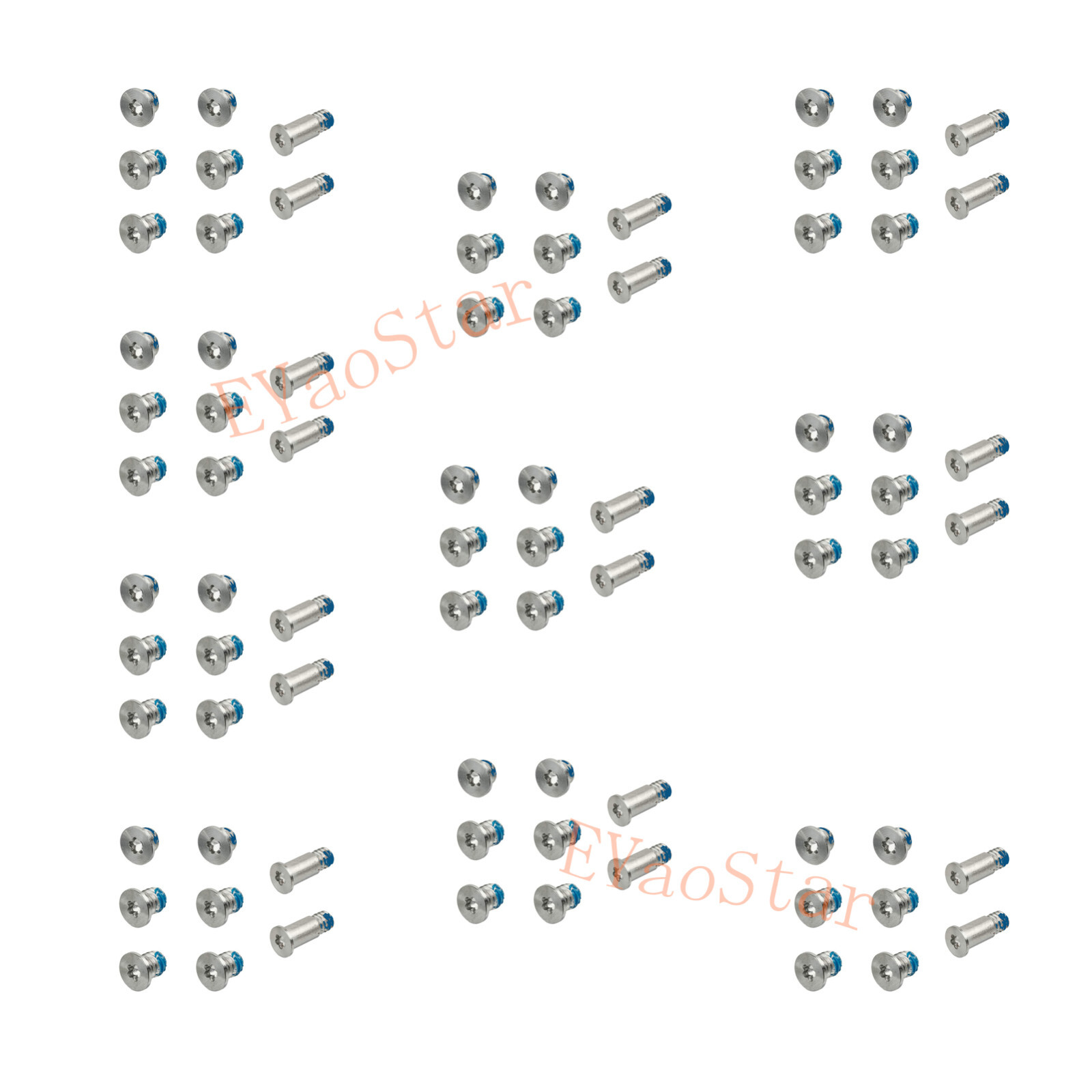 Silver 10 Sets Bottom Case Screws Pentalobe P5 MacBook A1534 2015 2016 ...