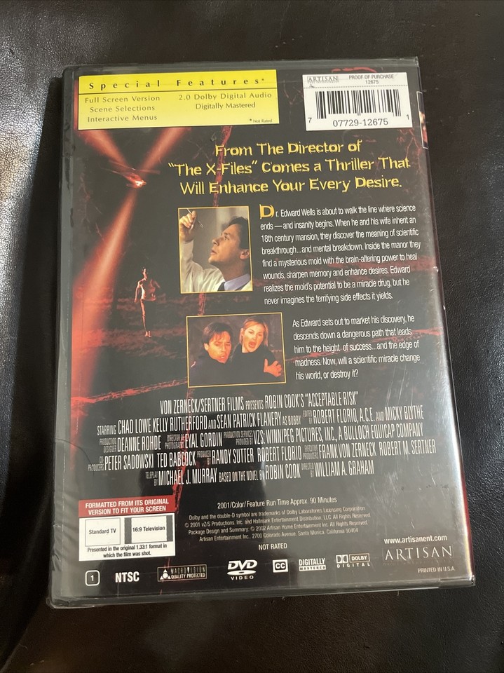 Acceptable Risk (DVD, 2002) 707729126751| eBay