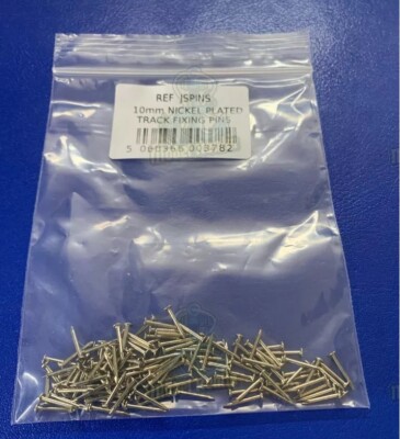 Javis 10mm Track Pins - 10g Pack (~150) for Hornby OO & N Gauge Model ...